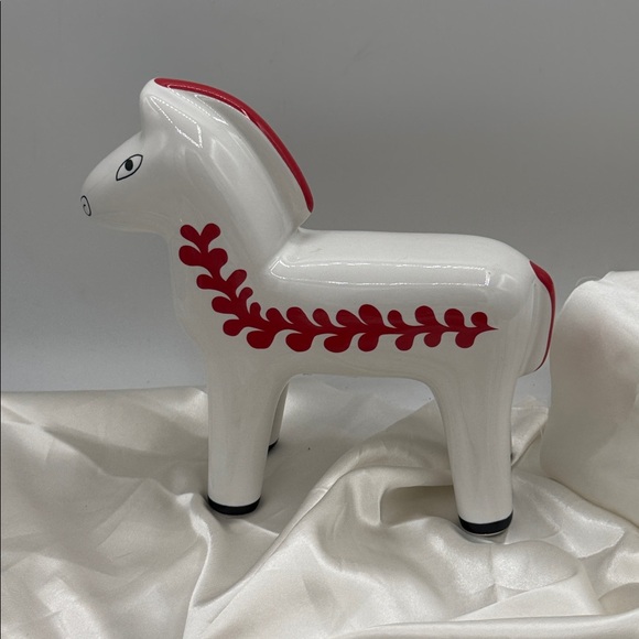 IKEA | Holiday | Ikea Red And White Swedish Dala Horse Figurine | Poshmark